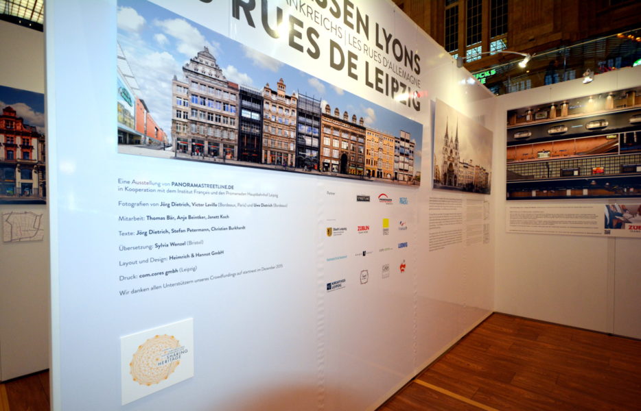 Die Straßen Lyons | Les rues de Leipzig - PANORAMASTREETLINE